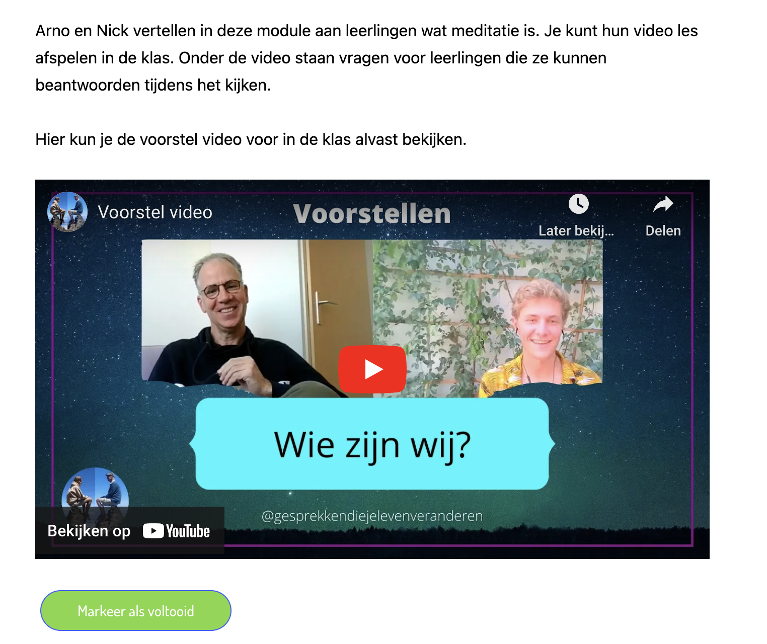 Videoles Kennismaken met gevoelens & emoties voor leerlingen door Nick ...